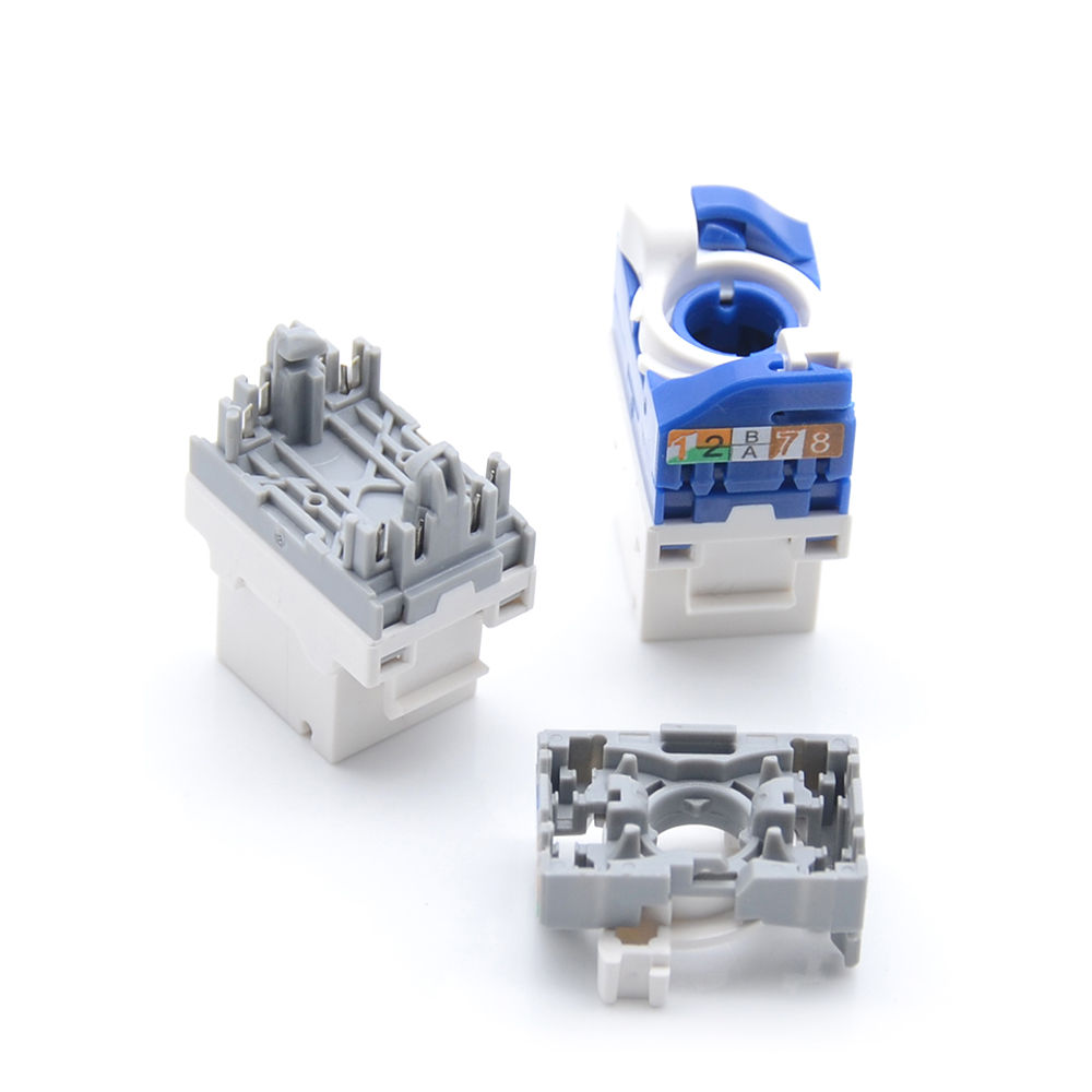 MT-5108 Toolless RJ45 Modular CAT6 CAT6a CAT5E Jack Module Modular with ...
