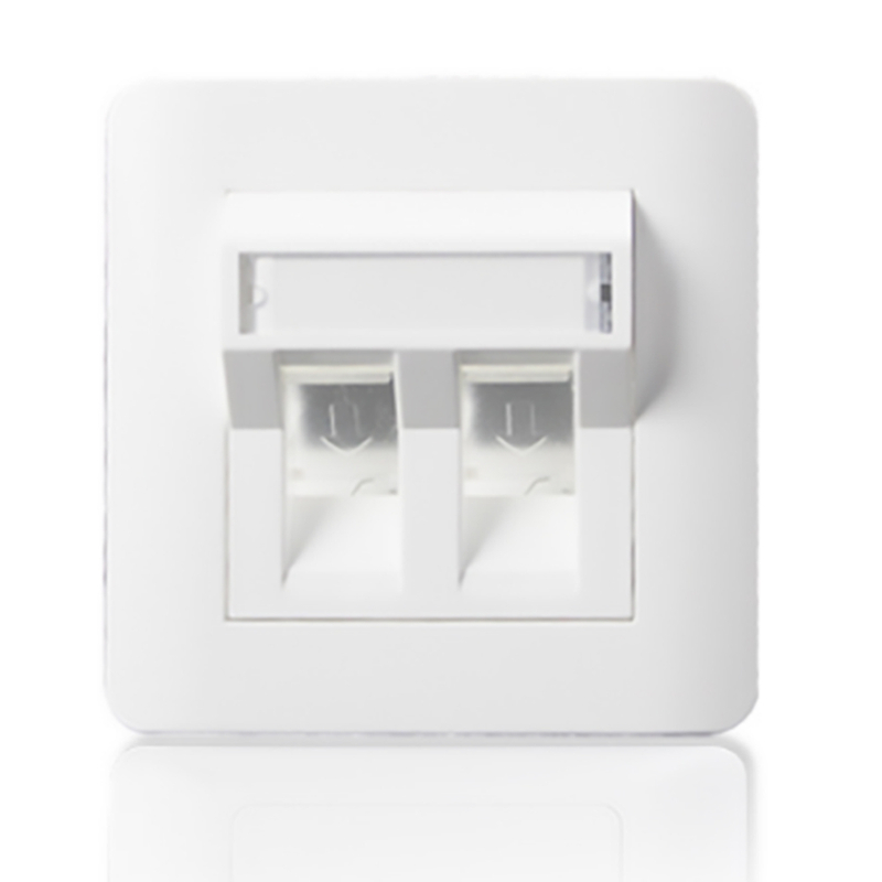 MT-5904 Network Face Plate Single Port 2 Port Rj45 Wall Face Plate ...