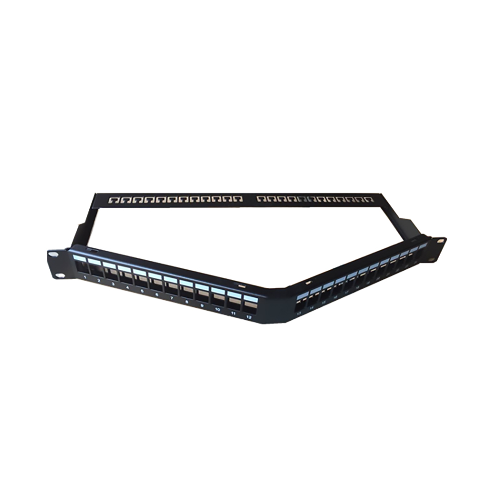 MT-4209 24 Port Network Patch Panel 24 Port 1u Blank Patch Panel with ...