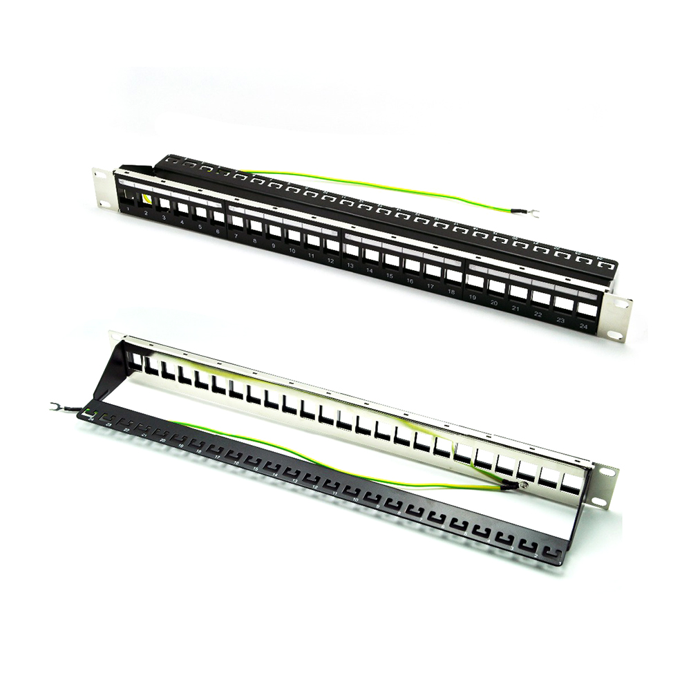 MT-4204 19 Inch Blank Type Patch Panel 12 24 Port 1u Blank Patch Panel ...