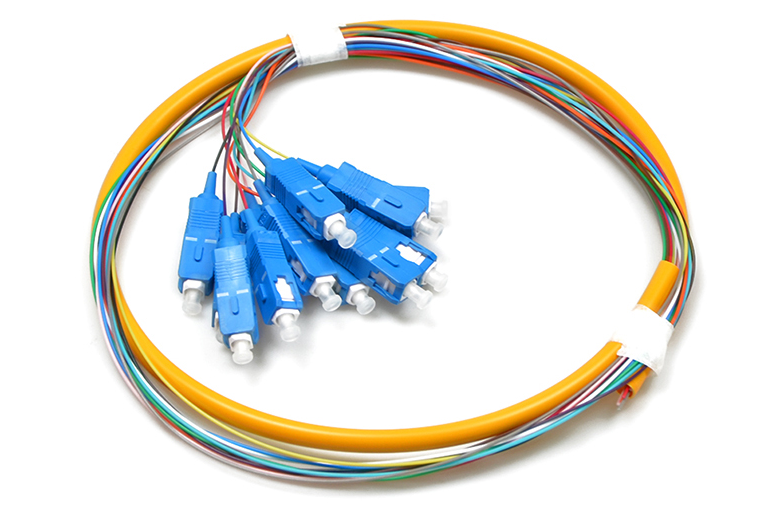 MT-S1000 Yellow Single-mode 0.9mm SC Simplex Fiber Optic Cable Pigtail ...