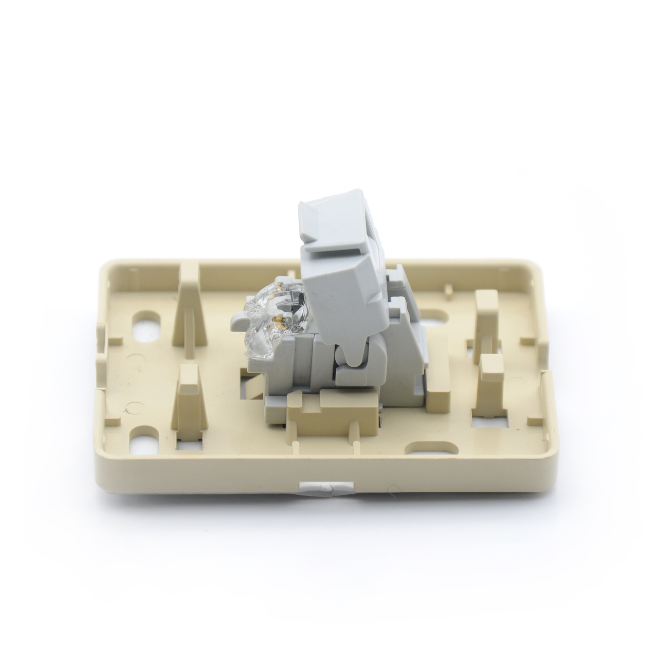 MT-5802 rectangle type RJ11 2 pin connection box rj11telecom outlet ...