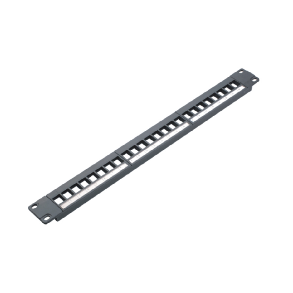 MT-4202 19 Inch Type 1U 24 Port Unloaded Network Patch Panel Blank ...